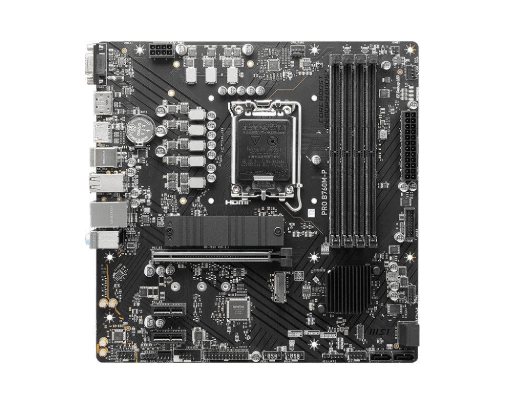 MSI PRO B760M-E DDR5 Micro-ATX Motherboard - PCB Store