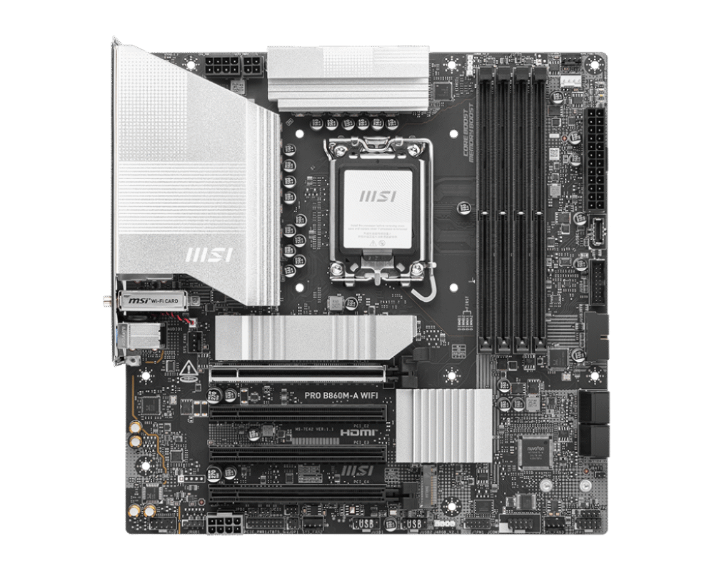 MSI PRO B760M-E DDR5 Micro-ATX Motherboard - PCB Store
