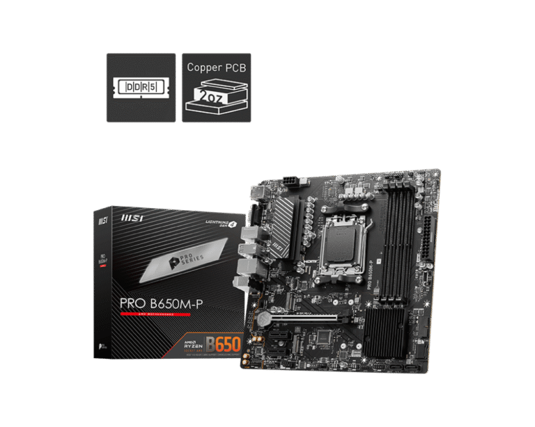 MSI PRO B850-P WIFI AM5 ATX Motherboard - PCB Store